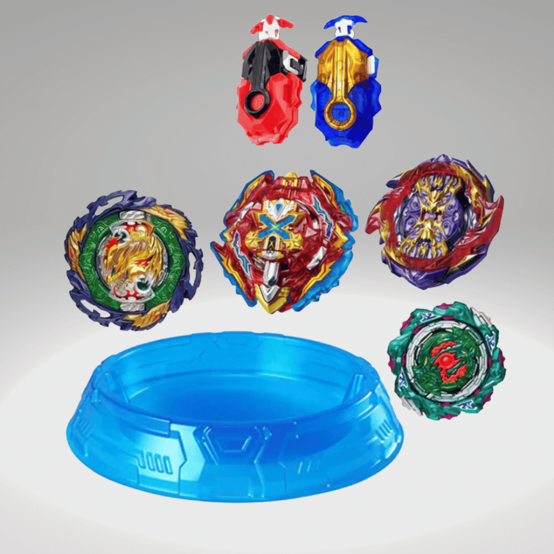 Get Ready to Battle with the Gyro Battle Bey Top Toy Set! - Cart In Mart
