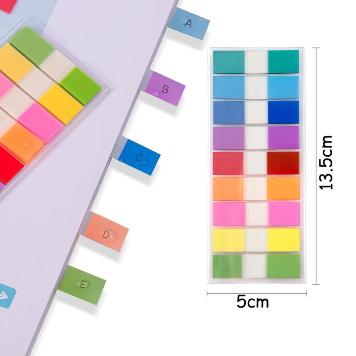 Cart In Mart 500 Piece Transparent Sticky Index Tabs Note Page Marker ...