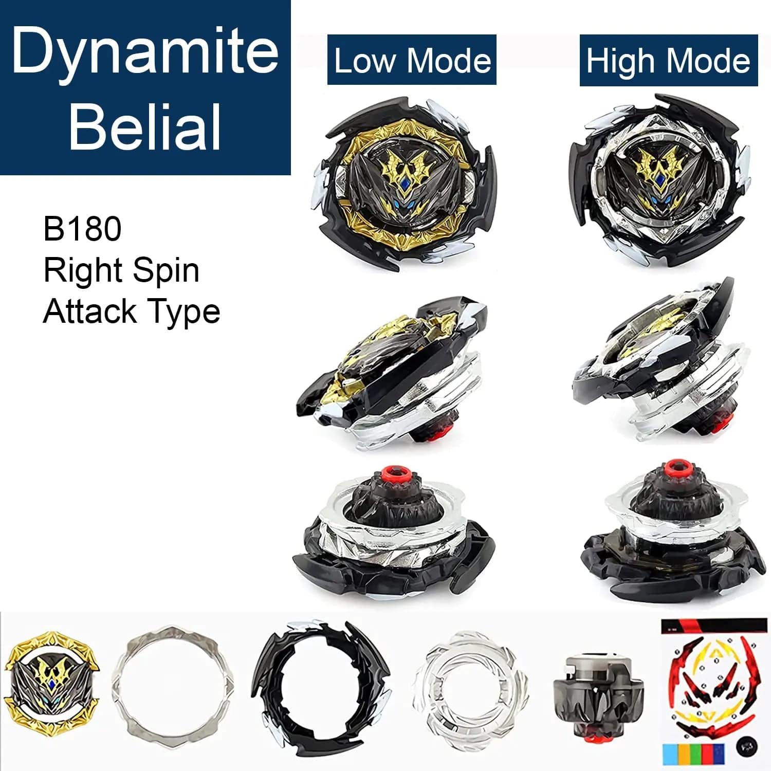 Gyro Battle Bey Top | 10 Piece Spinning Toy Set for Epic Battles - Cart ...
