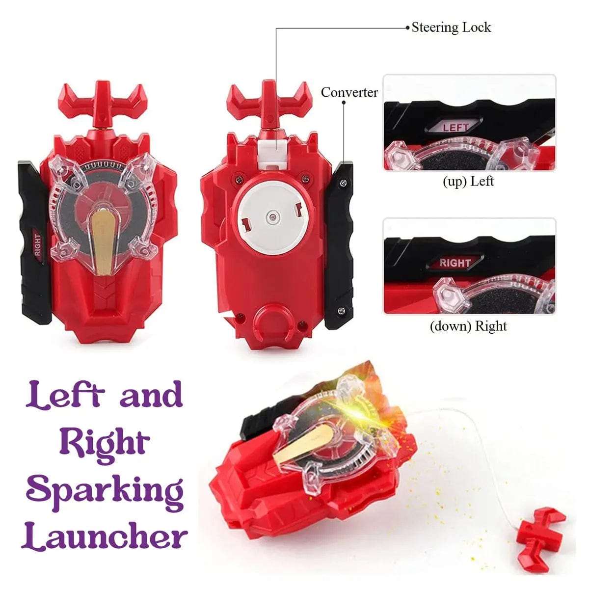 4 Pack Bey Burst Launchers Set For Battle Bey Top Gyros - Cart In Mart ...