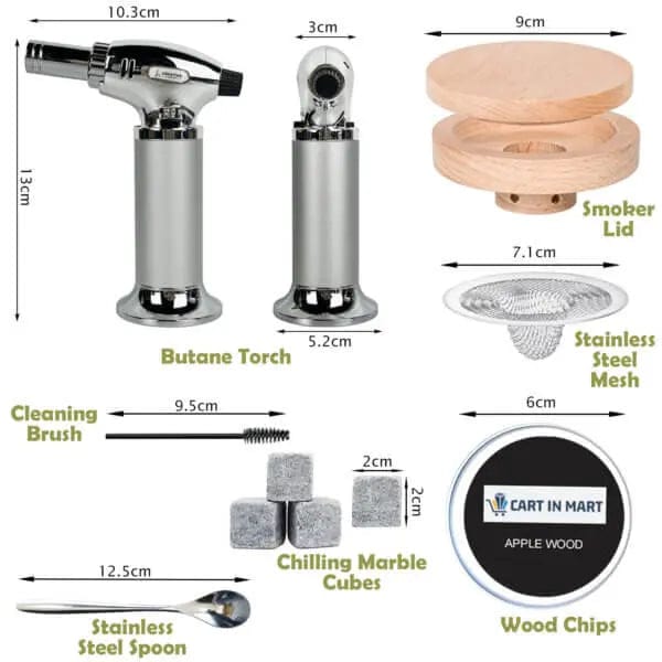 Best Cocktail Smoker Kit With Butane Torch | CART IN MART - Cart In Mart
