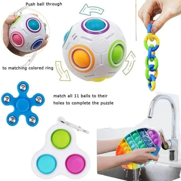 20 Pack Fidget Toys Set | Fun and Engaging for All Ages - Cart In Mart