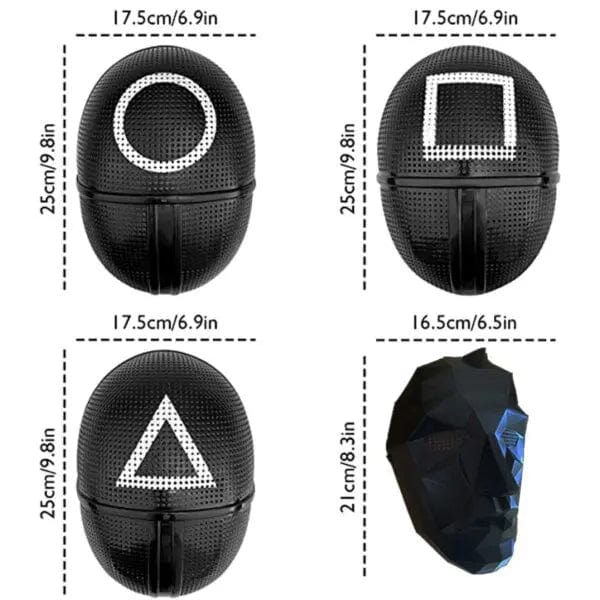 11 Pack Squid Game Fidget Masks Set | Fun for Kids - Cart In Mart